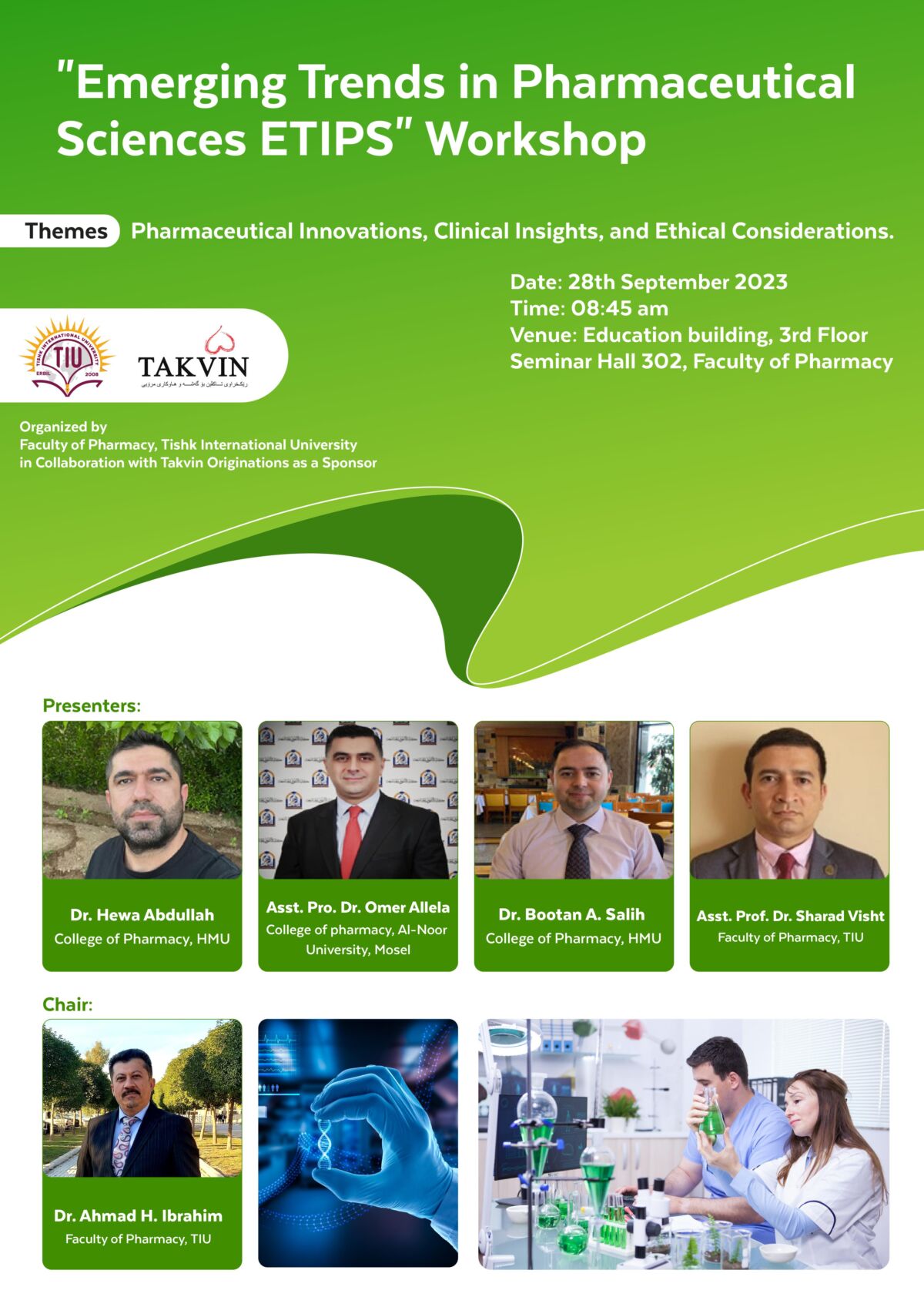 Workshop on Emerging Trends in Pharmaceutical Sciences (ETIPS ...